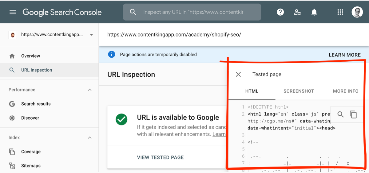 Google Search Console URL Inspection Tool: Ultimate Guide