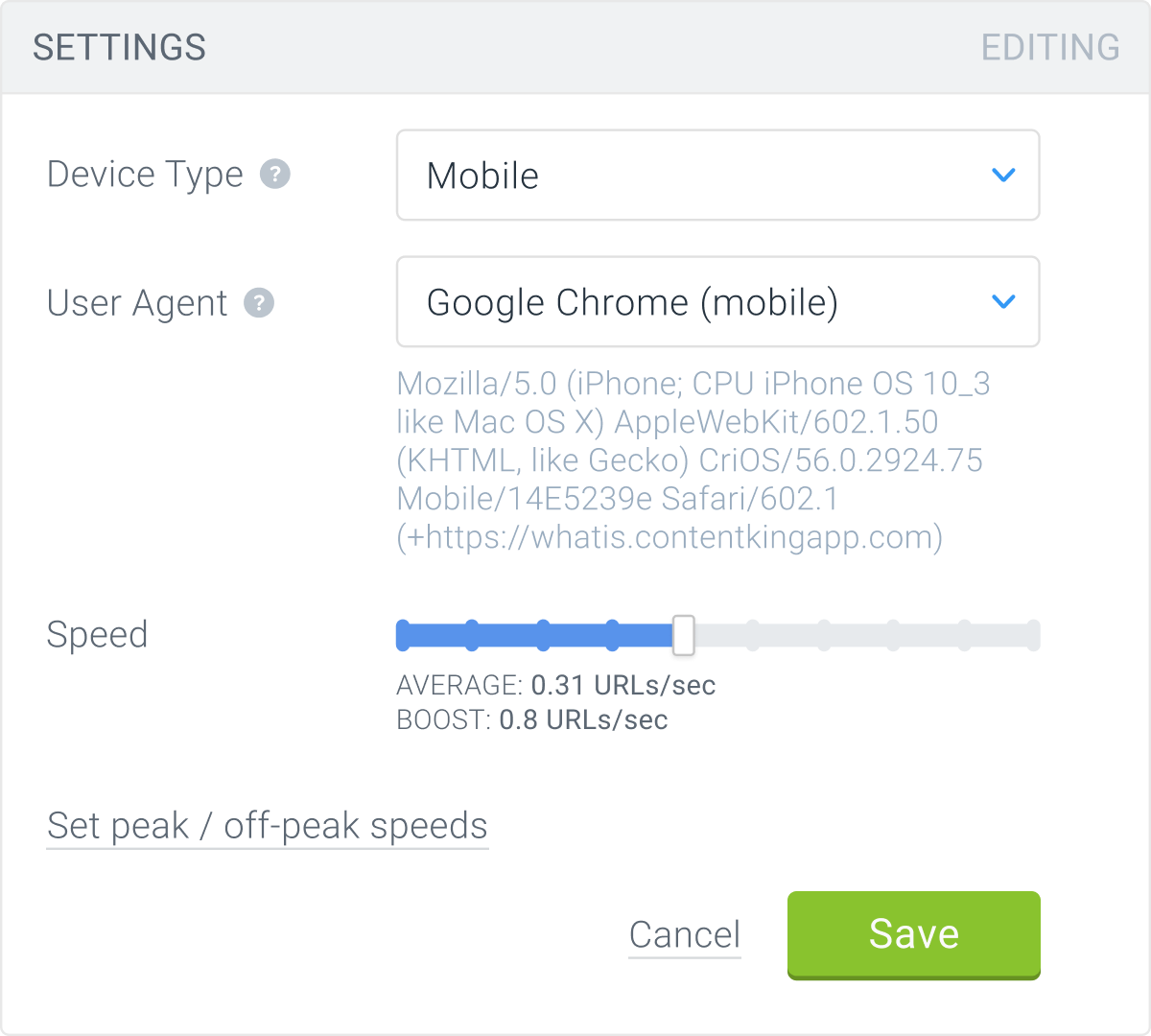 What User Agent String Is Sent Conductor Website Monitoring